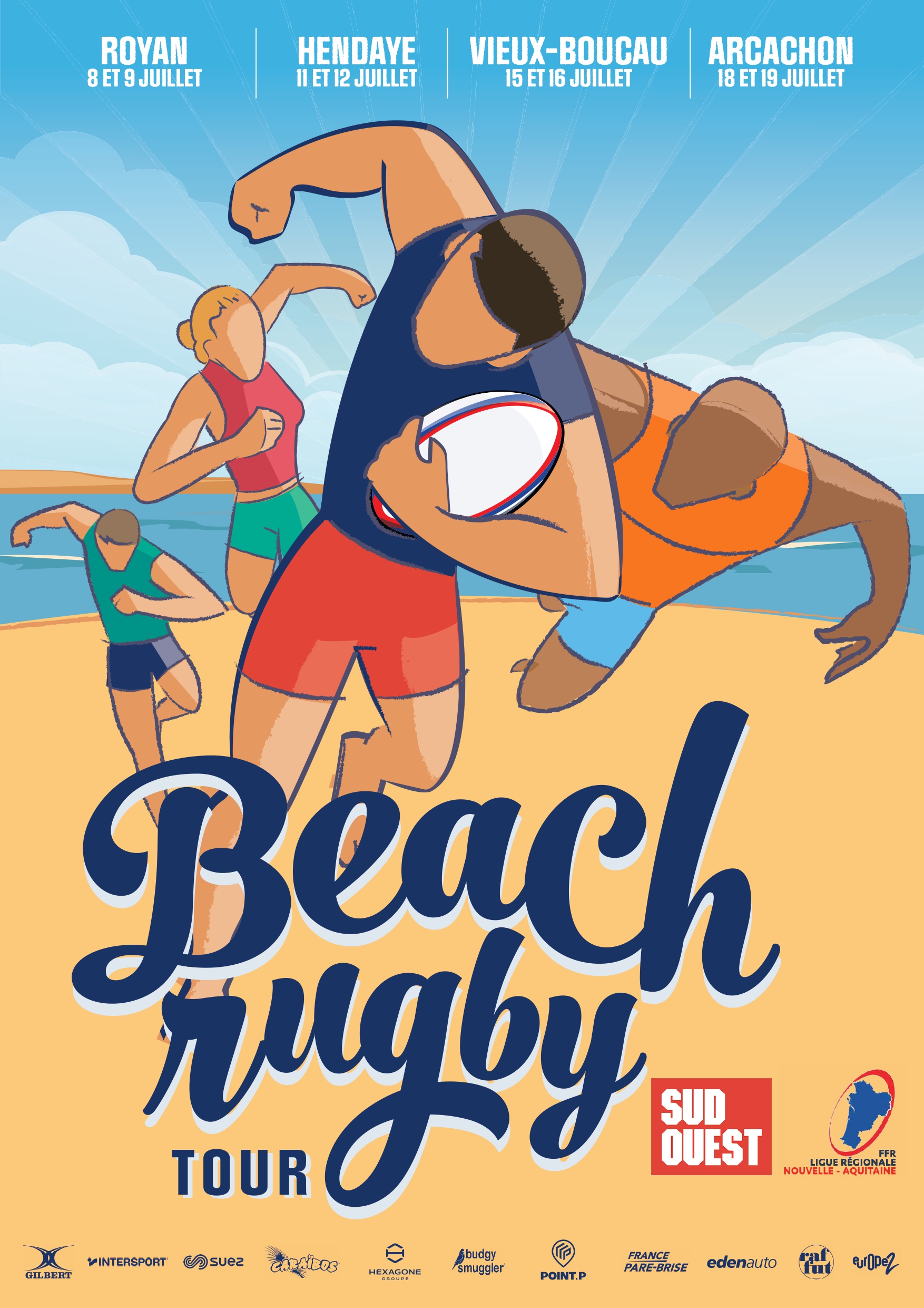 BEACH RUGBY TOUR : Ouverture des inscriptions
